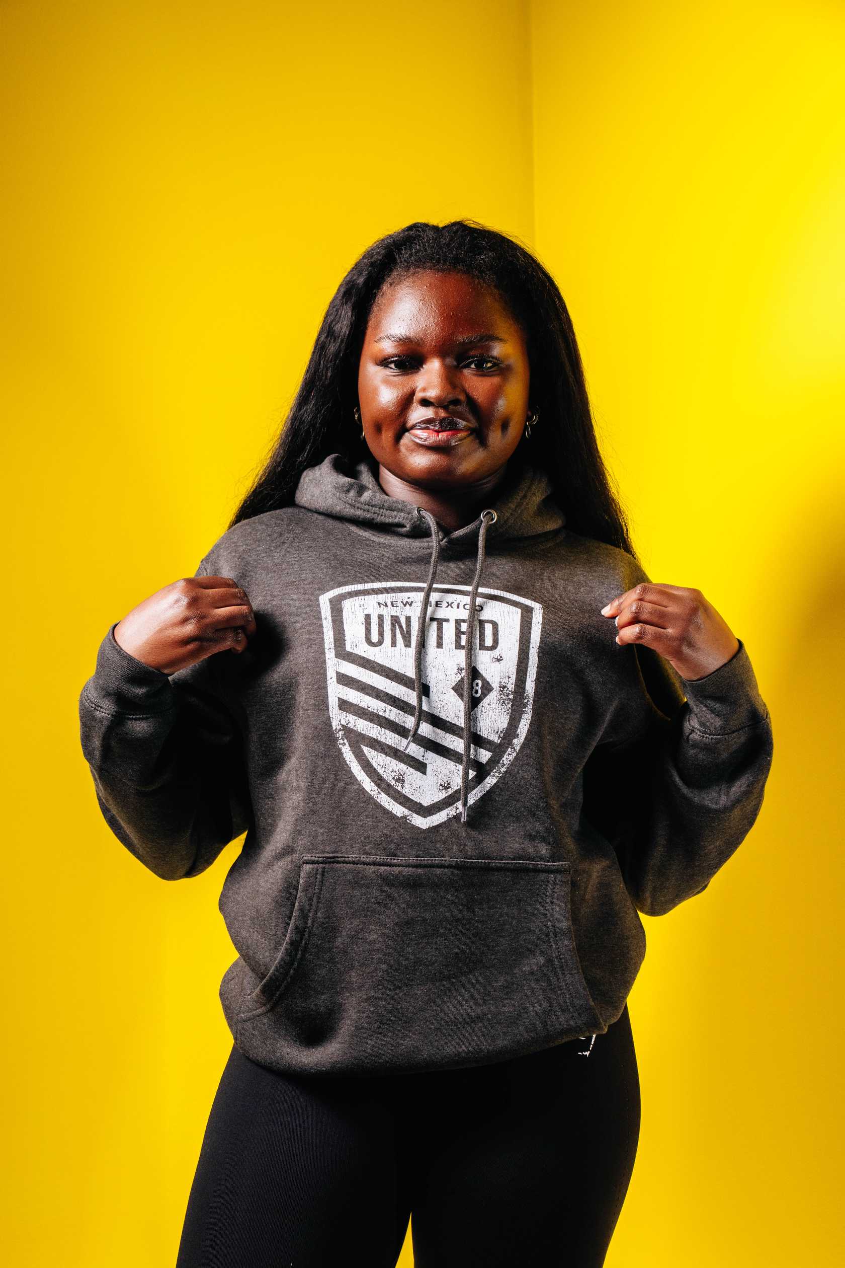 United Gray White Shield Hoodie – New Mexico United