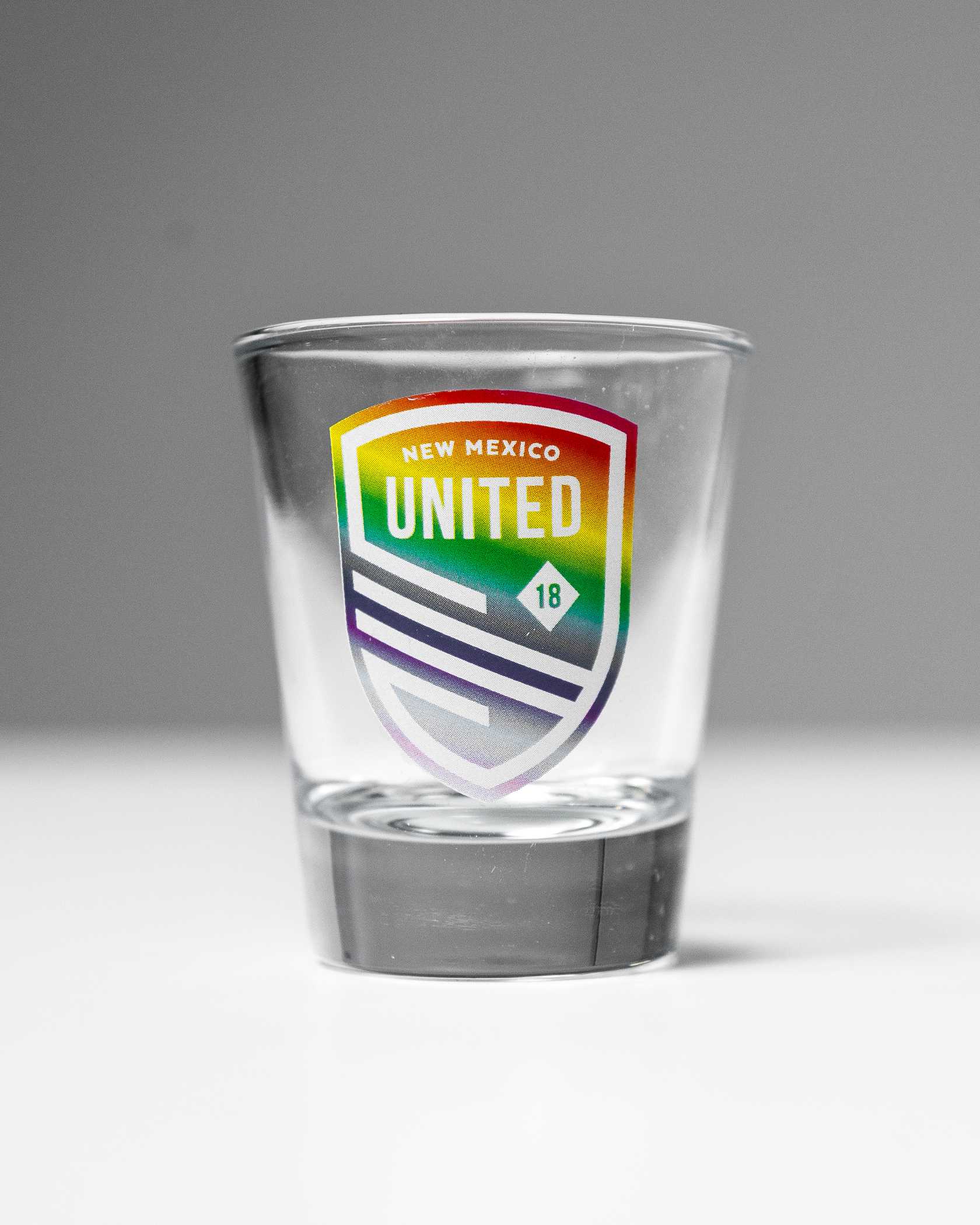Pride Shield Shot Glass – New Mexico United